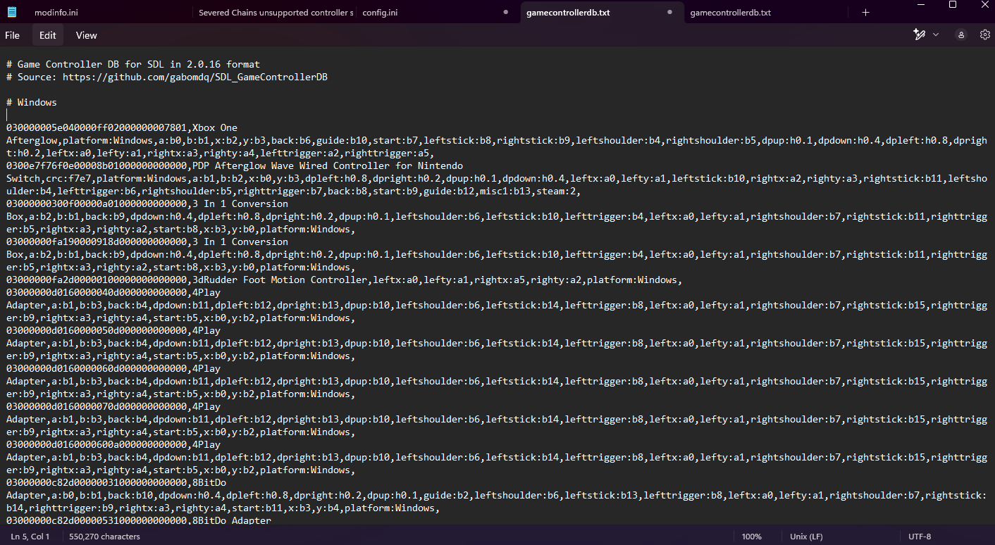 Gamepad Mapping For Severed Chains – Legend of Dragoon Community